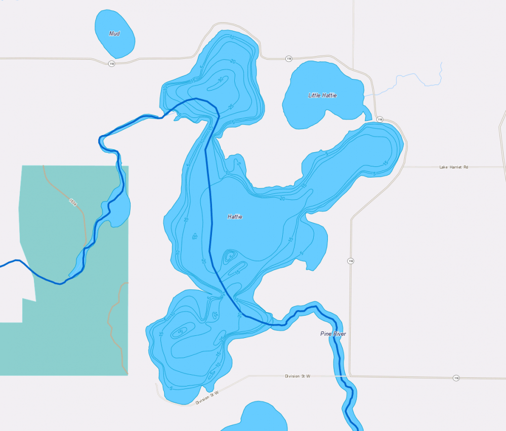 Lake Hattie Resorts & Maps - Near Brainerd, MN - Minnesota Resorts ...