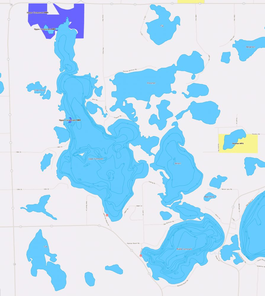 Upper Cormorant Lake Resorts & Maps Near Detroit Lakes, MN - Minnesota ...