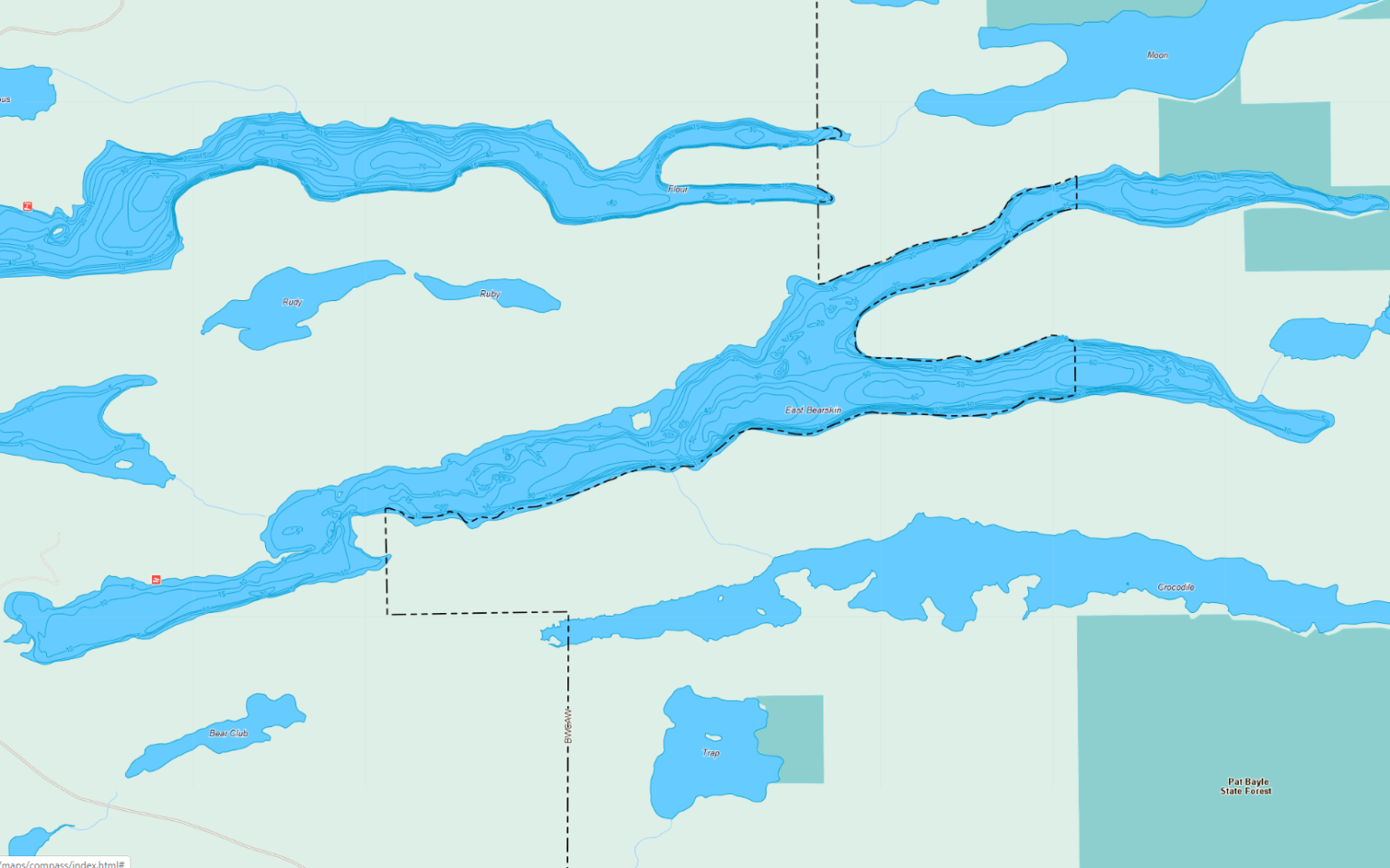 East Bearskin Lake Resorts & Maps On The Gunflint Trail - Minnesota ...