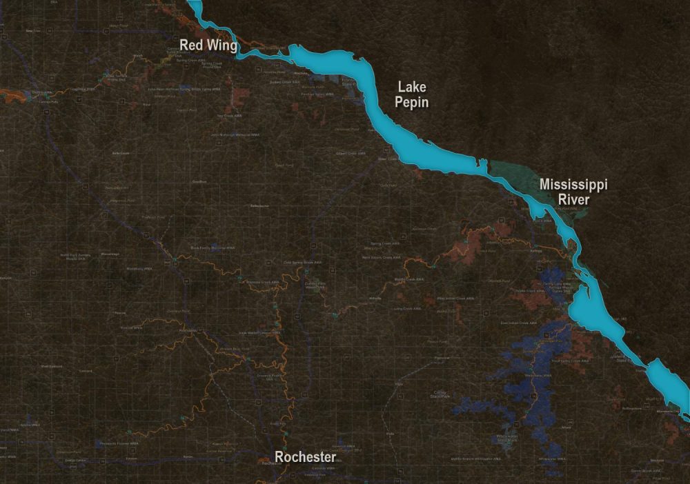 Rochester MN Area Lake Maps - Minnesota Resorts Directory